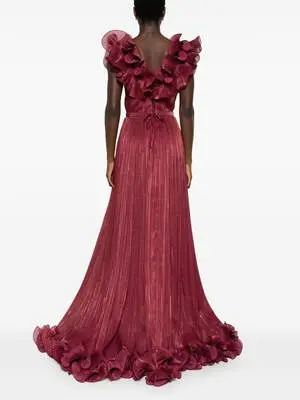 ANA RADU Ruffle-trim Gown