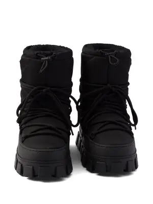 Prada Re-nylon Gabardine Après-ski Boots With Lug Sole