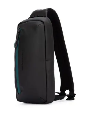 PIQUADRO Logo-raised Backpack - Black