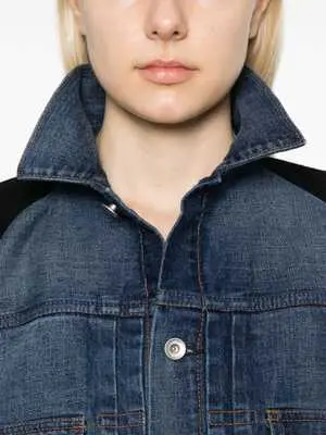 Sacai Denim-panel Cape