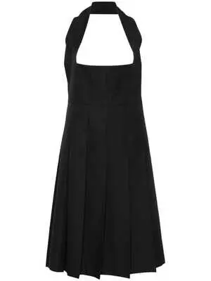 Comme Des Garçons Pleated Midi Dress