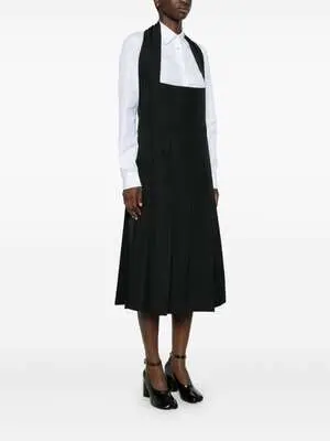 Comme Des Garçons Pleated Midi Dress