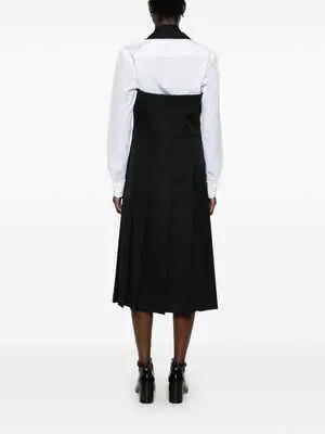 Comme Des Garçons Pleated Midi Dress