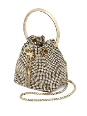 JIMMY CHOO Bon Bon Bucket Bag - Gold