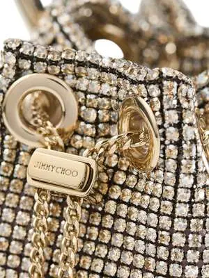 JIMMY CHOO Bon Bon Bucket Bag - Gold