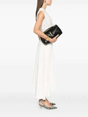 Saint Laurent Medium Calypso Shoulder Bag - Black