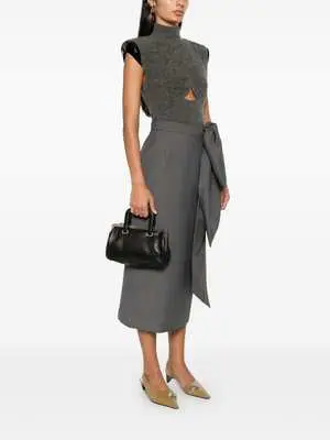 Max Mara Small Leather Tote
