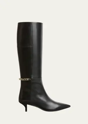 Gucci Signoria Leather Tall Boots