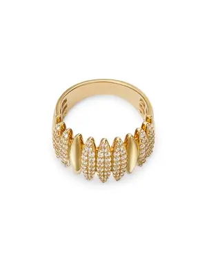 Bloomingdale'S 14k Yellow Diamond Ring, 0.75 Tcw