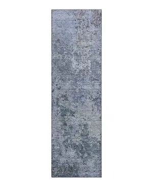 DALYN RUG COMPANY Dalyn Luxury Washable Bresca Bc6 Runner Area Rug, 2'3 X 7'6 - Blue