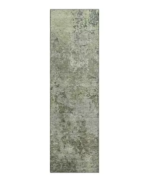 DALYN RUG COMPANY Dalyn Luxury Washable Bresca Bc6 Runner Area Rug, 2'3 X 7'6 - Green