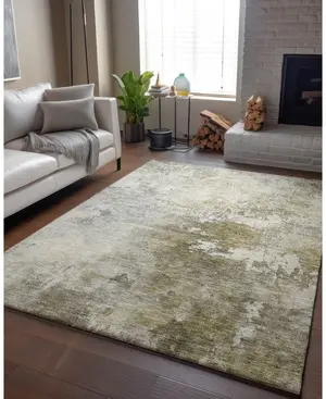 DALYN RUG COMPANY Dalyn Luxury Washable Bresca Bc2 Area Rug, 3' X 5 - Wheat