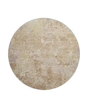 DALYN RUG COMPANY Dalyn Luxury Washable Bresca Bc6 Round Area Rug, 8' X 8 - Copper