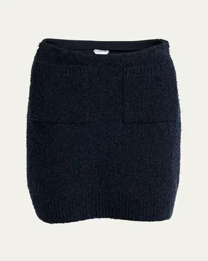 Bottega Veneta Boucle Mini Skirt - Blue