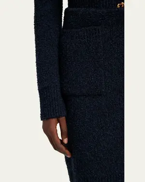 Bottega Veneta Boucle Mini Skirt - Blue
