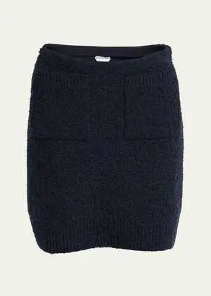 Bottega Veneta Boucle Mini Skirt - Blue