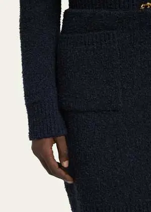 Bottega Veneta Boucle Mini Skirt - Blue