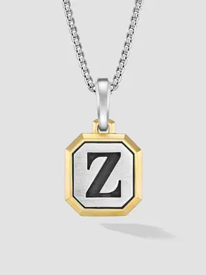 David Yurman Initial Amulet In Sterling Silver Z Silver