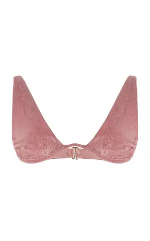 Jade Swim Paloma Bikini Top - Red