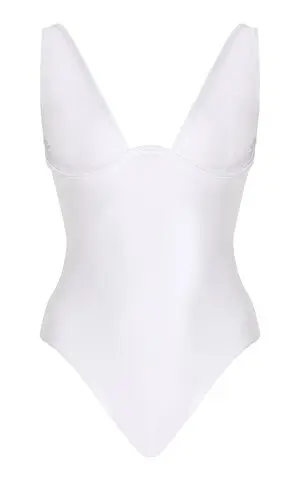 Jade Swim Paloma One-piece Swimsuit - White