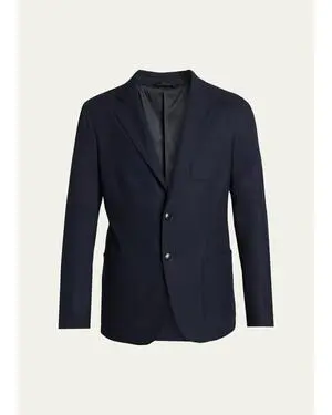 Giorgio Armani Stretch Cashmere Blazer - Navy
