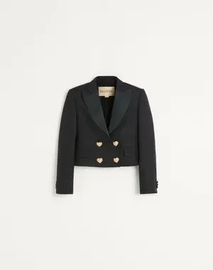Valentino Garavani Crepe Couture Jacket - Black