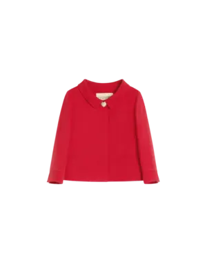 Valentino Garavani Crepe Couture Jacket With Jewel Button Detail - Paris