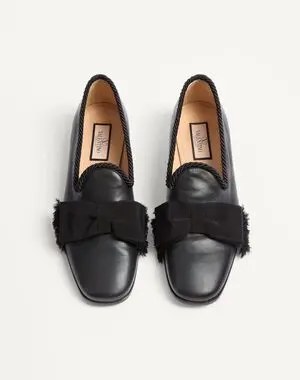 Valentino Garavani Bowow Leather Loafer