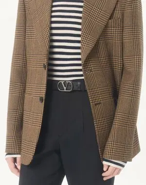 Valentino Garavani Vlogo Signature Belt - Black