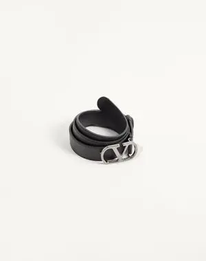 Valentino Garavani Vlogo Signature Belt - Black