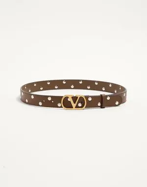 Valentino Garavani Vlogo Signature Belt - Tundra