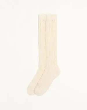 Valentino Garavani Cotton Socks Ivory