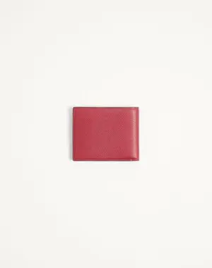 Valentino Garavani Vlogo Signature Grainy Calfskin Bracelet - Red
