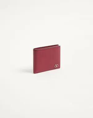 Valentino Garavani Vlogo Signature Grainy Calfskin Bracelet - Red
