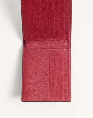 Valentino Garavani Vlogo Signature Grainy Calfskin Bracelet - Red