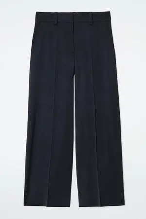 Cos Tailored Satin Wide-leg Pants