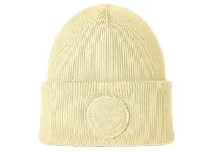 Canada Goose Arctic Toque Garment Dye Beanie Light Yellow