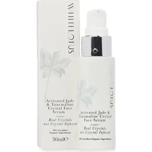 WHITE LOTUS BEAUTY Activated Jade And Tourmaline Crystal Face Serum - White