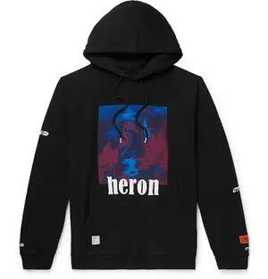 Heron Preston Heron Graphic Hoodie Black/multicolor