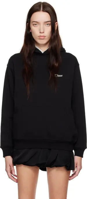 DIME Dime Classic Small Logo Hoodie - Black