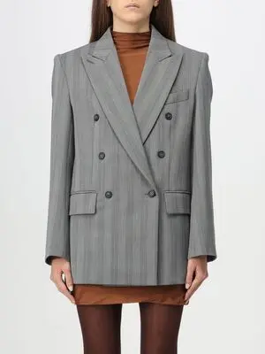 Sportmax Striped Double-breasted Jacket