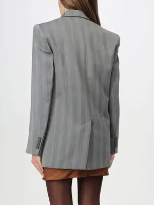 Sportmax Striped Double-breasted Jacket