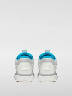 Valentino Garavani Leather Lace-up Sneakers - White