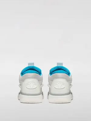 Valentino Garavani Leather Lace-up Sneakers - White