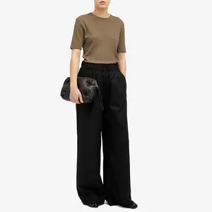 RÓHE Wide Leg Flannel Trousers