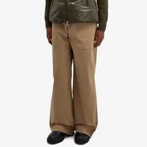 Moncler Gabardine Straight Leg Trousers