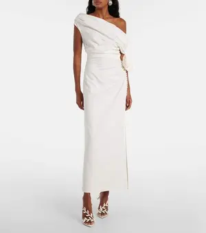 GIANVITO ROSSI Flavia 105 Leather Sandals - White