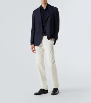 Rubinacci Wool Shirt - Blue