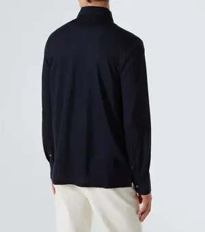 Rubinacci Wool Shirt - Blue