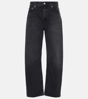 Tapered Wide Leg Jeans